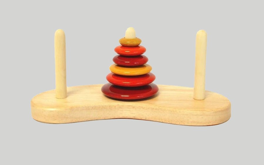 Buy Wooden Tower of Hanoi Online Indic Inspirations.