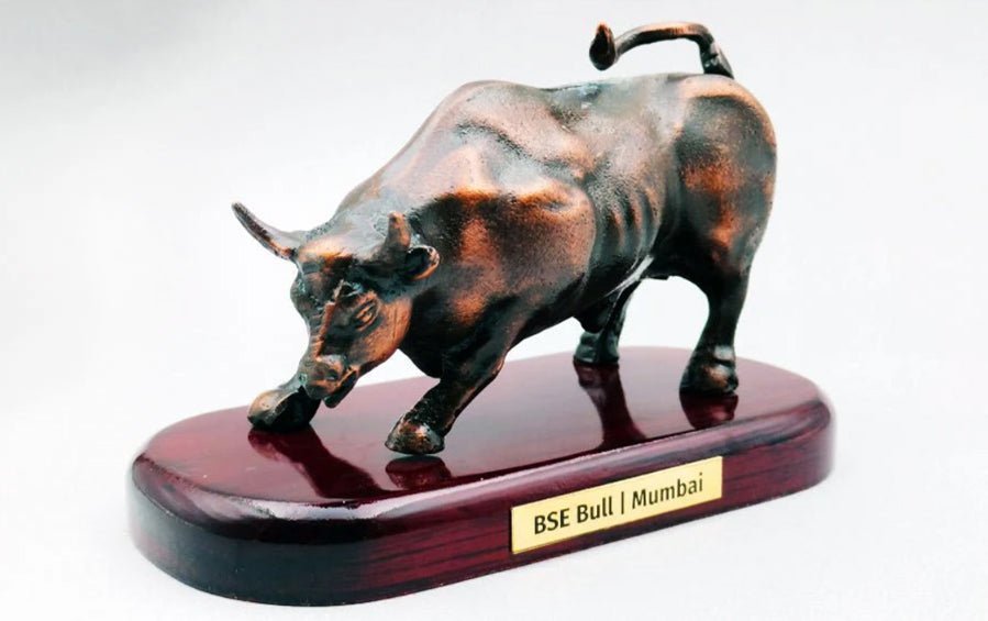 Buy BSE Bull Metal Model Online Indic Inspirations
