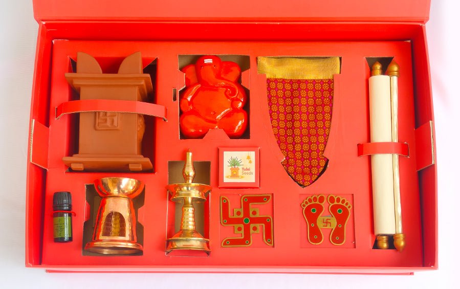 Buy Welcome to Your New Home | Griha Pravesh Gift Set Online - Indic ...