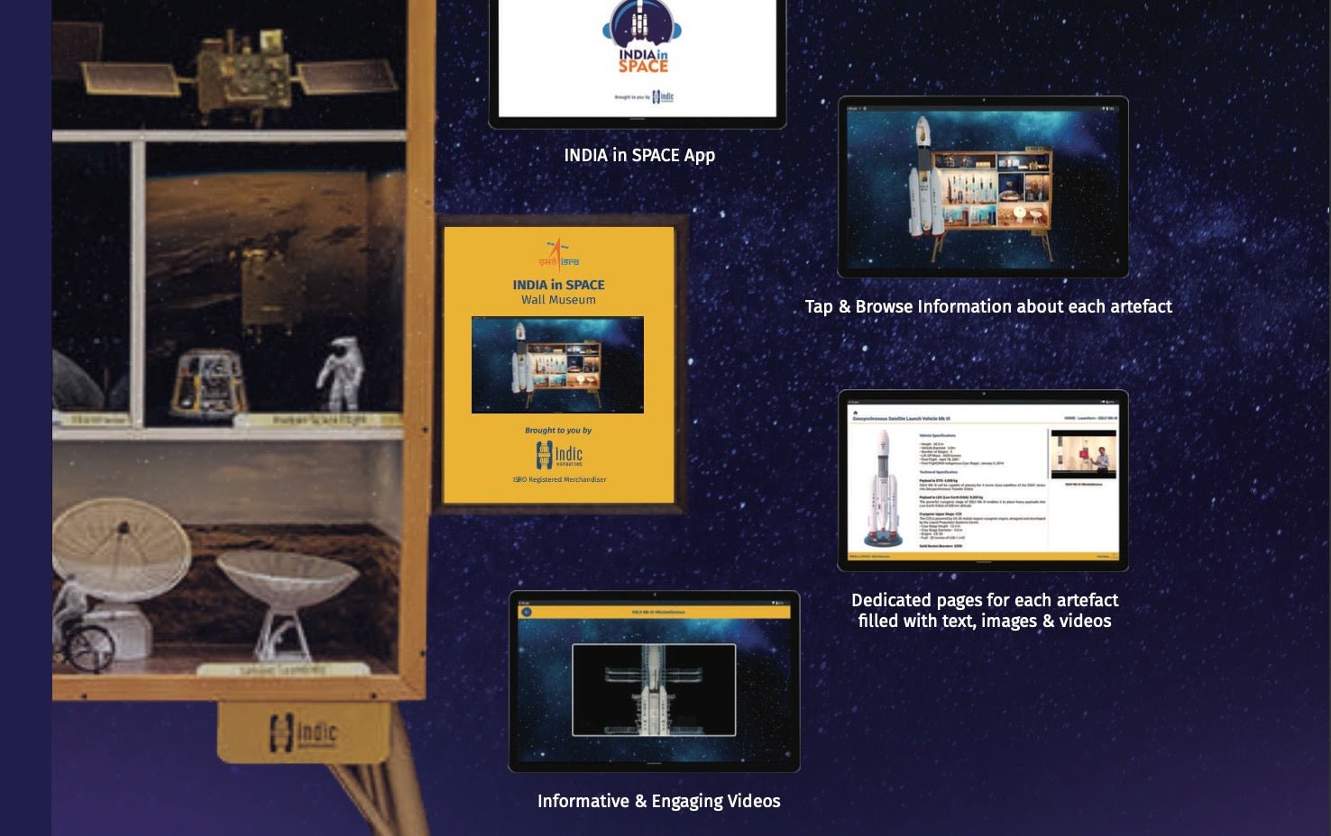 Buy VYOM - INDIA in SPACE | Wall Museum Info Kiosk Online Indic ...
