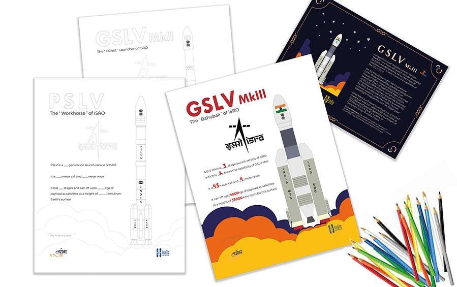 Buy ISRO Rockets | DIY Paintings - Set of 3 Online - ISRO for Kids ...