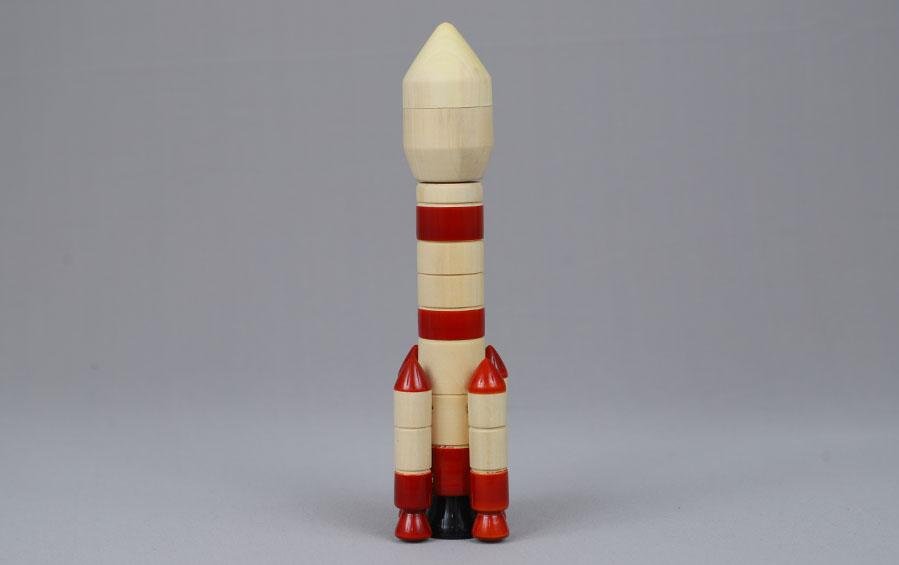 Shop ISRO PSLV 4 Stage Rocket | Wooden DIY Model Online – indic ...