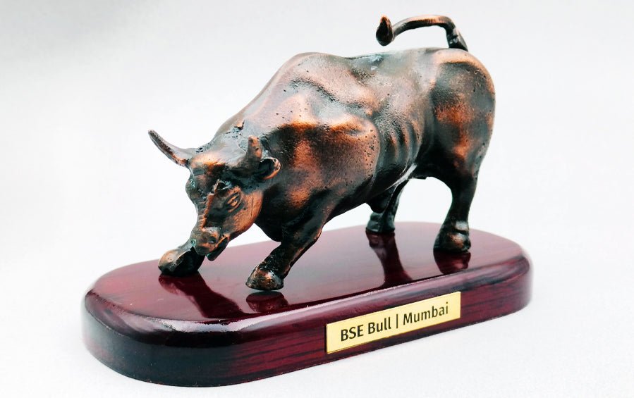 Buy BSE Bull Metal Model Online Indic Inspirations