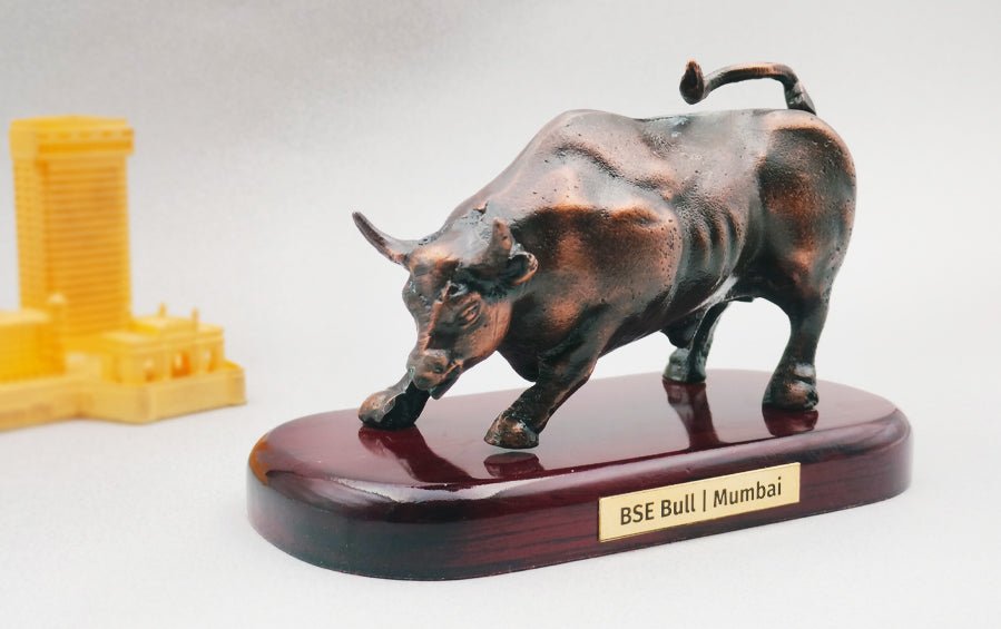 Buy BSE Bull Metal Model Online Indic Inspirations