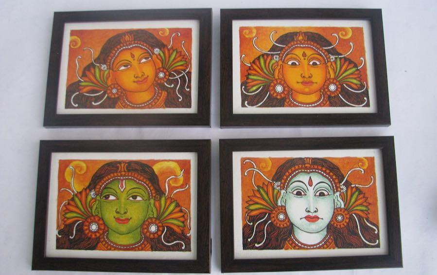 Buy NAVARASA | Set of 9 Paintings Online Indic Inspirations