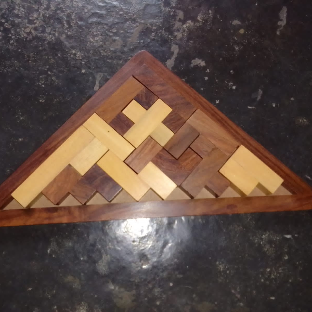 Buy Wooden 13 Pieces Triangle Jigsaw Puzzle Online Indic Inspirations.